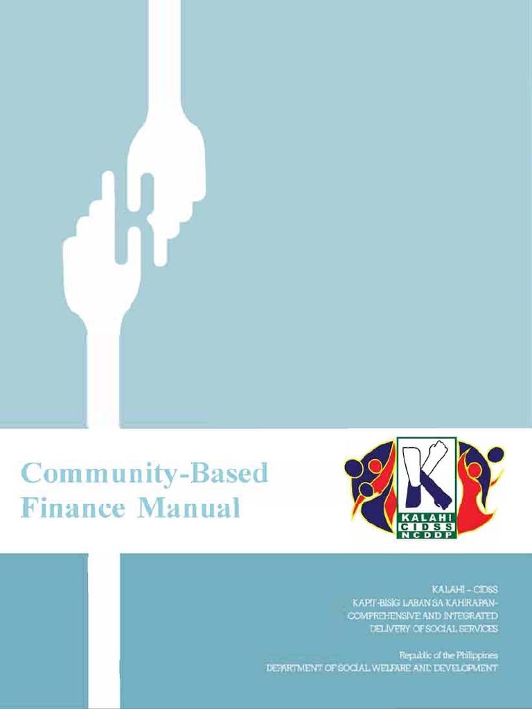 Community Based Finance Manual | PDF