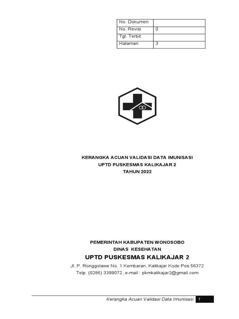 Kak Validasi Imunisasi | PDF
