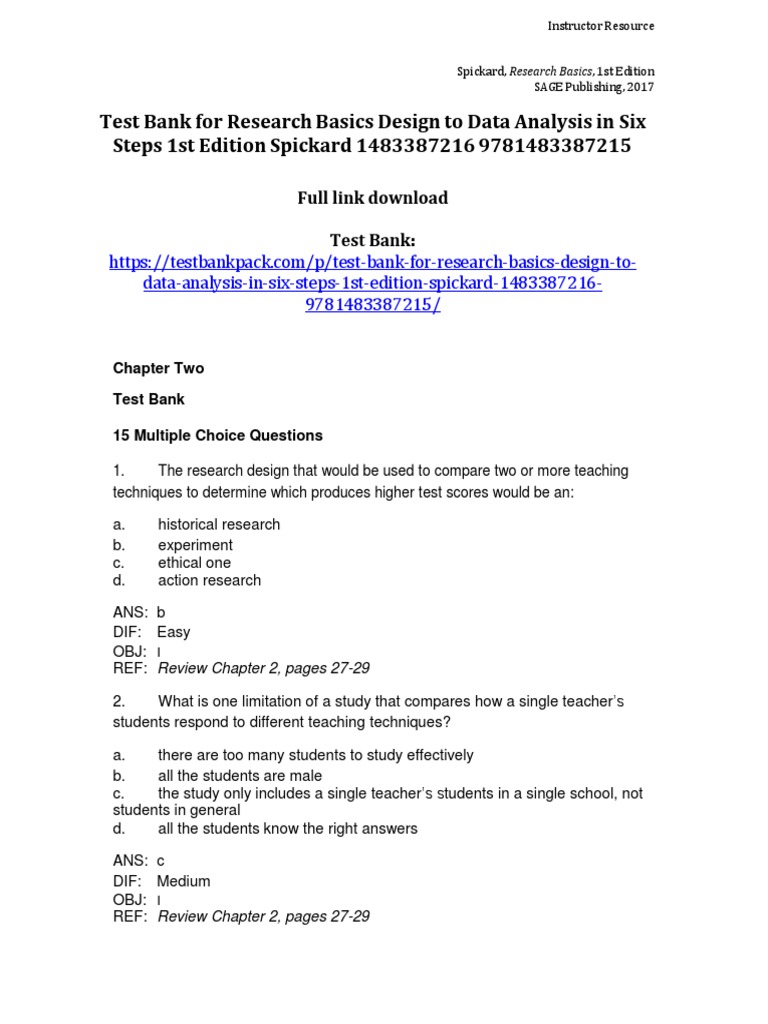 Research Basics Design To Data Analysis In Six Steps 1st Edition 6805