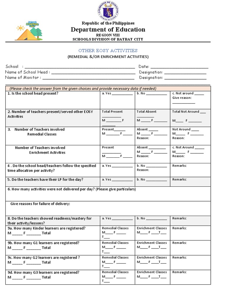 Activities NLC Tool | PDF