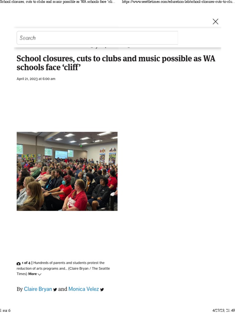 School Closures, Cuts To Clubs and Music Possible As WA Schools Face ...