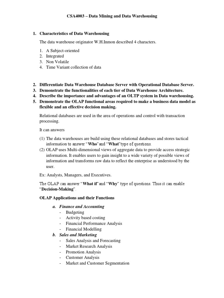 DMDW Ref | PDF | Data Warehouse | Metadata