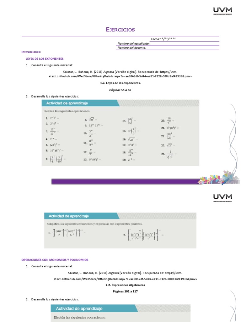 U1_Ejercicios_Actividad 1 | PDF