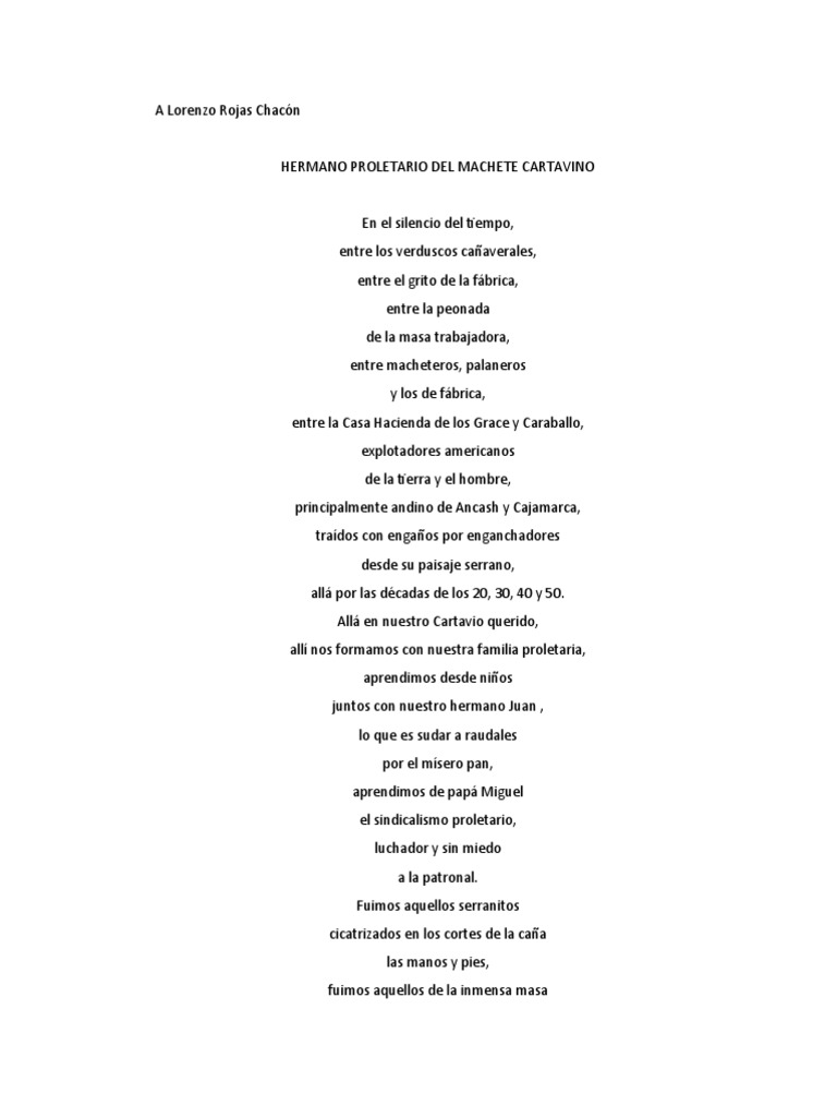 A Lorenzo Rojas Chacón | PDF