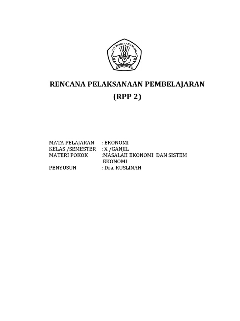 RPP X Masalah KD 3.2 | PDF