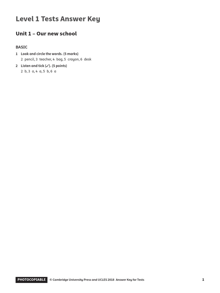 PU1 UT U1B Answers | PDF