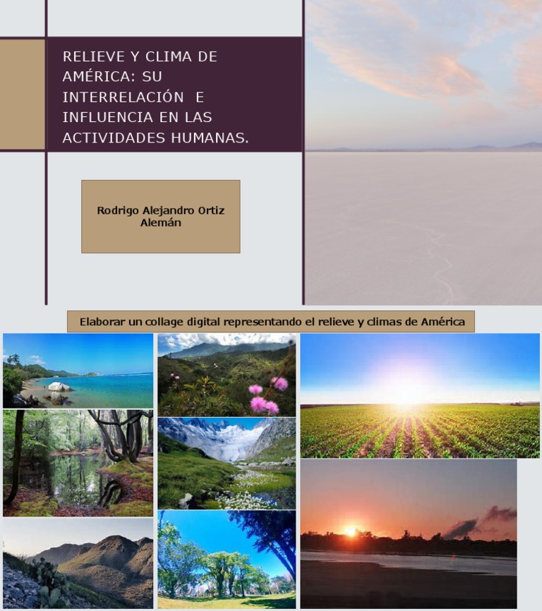 Relieve y Clima de América | PDF
