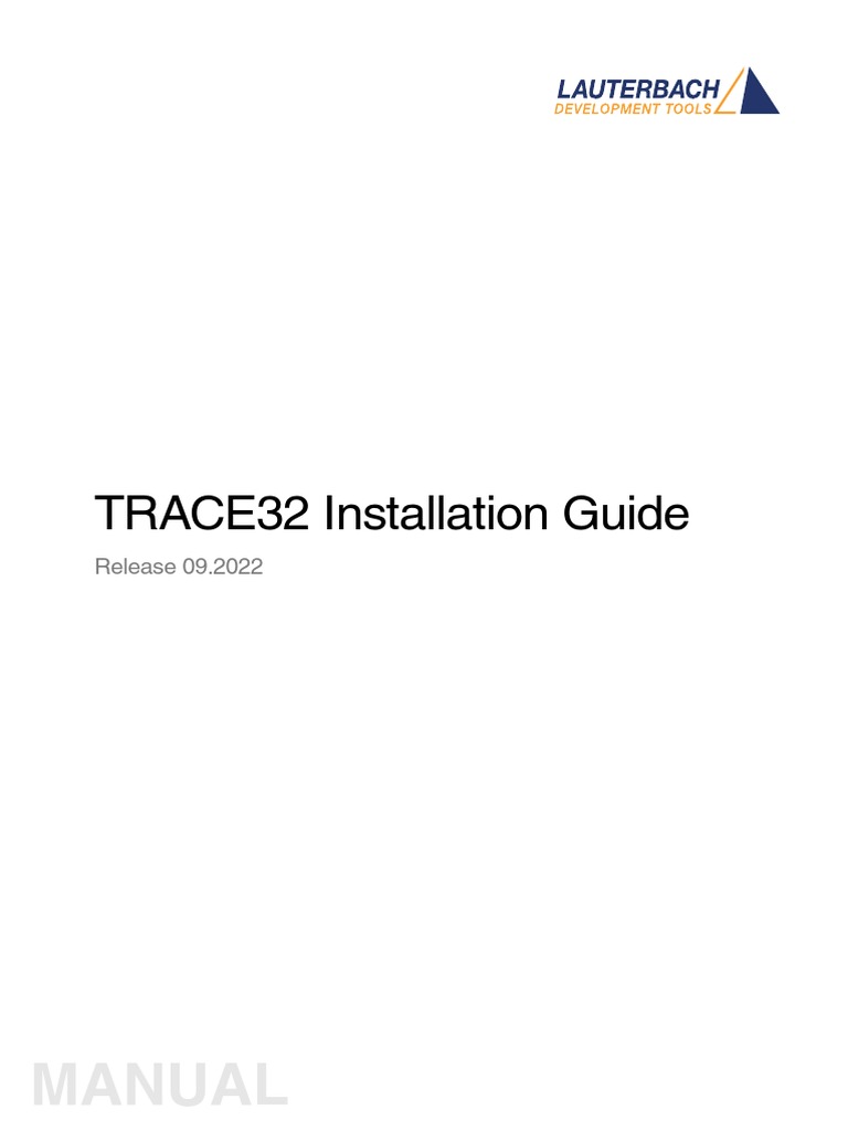 Trace32 Installation | PDF | Usb | Installation (Computer Programs)