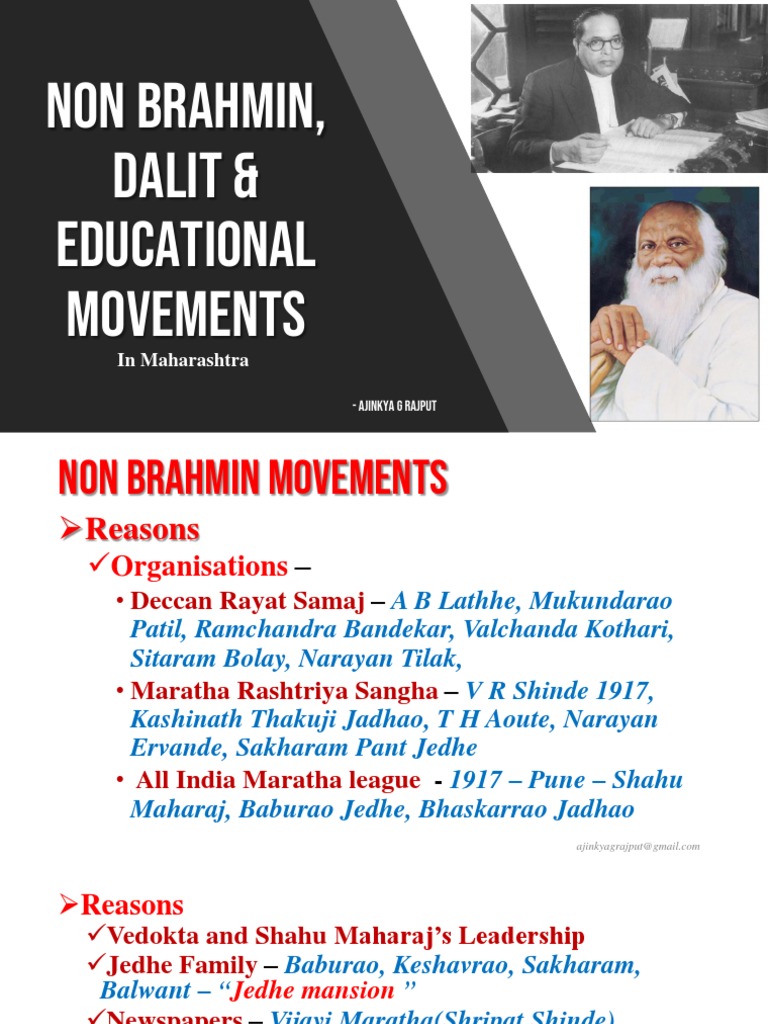 12 Dalit and Educational Movements | PDF