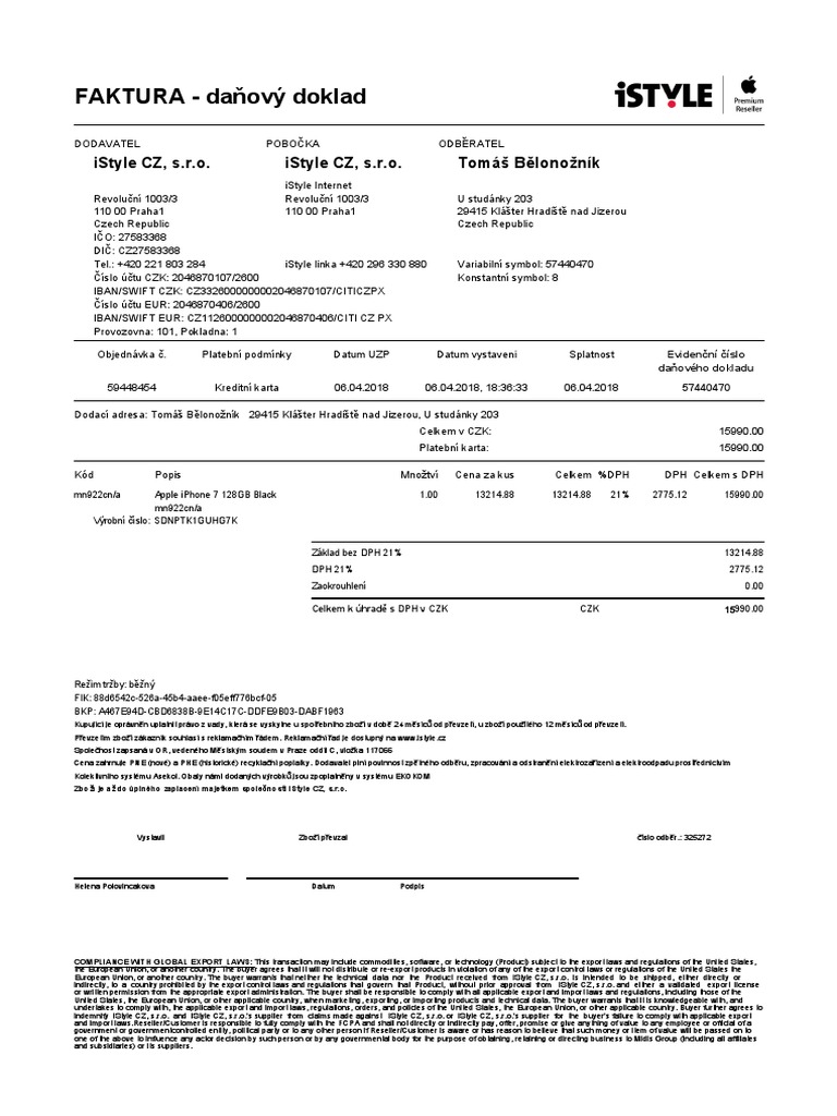 Ip7 128 Istyle CZ | PDF