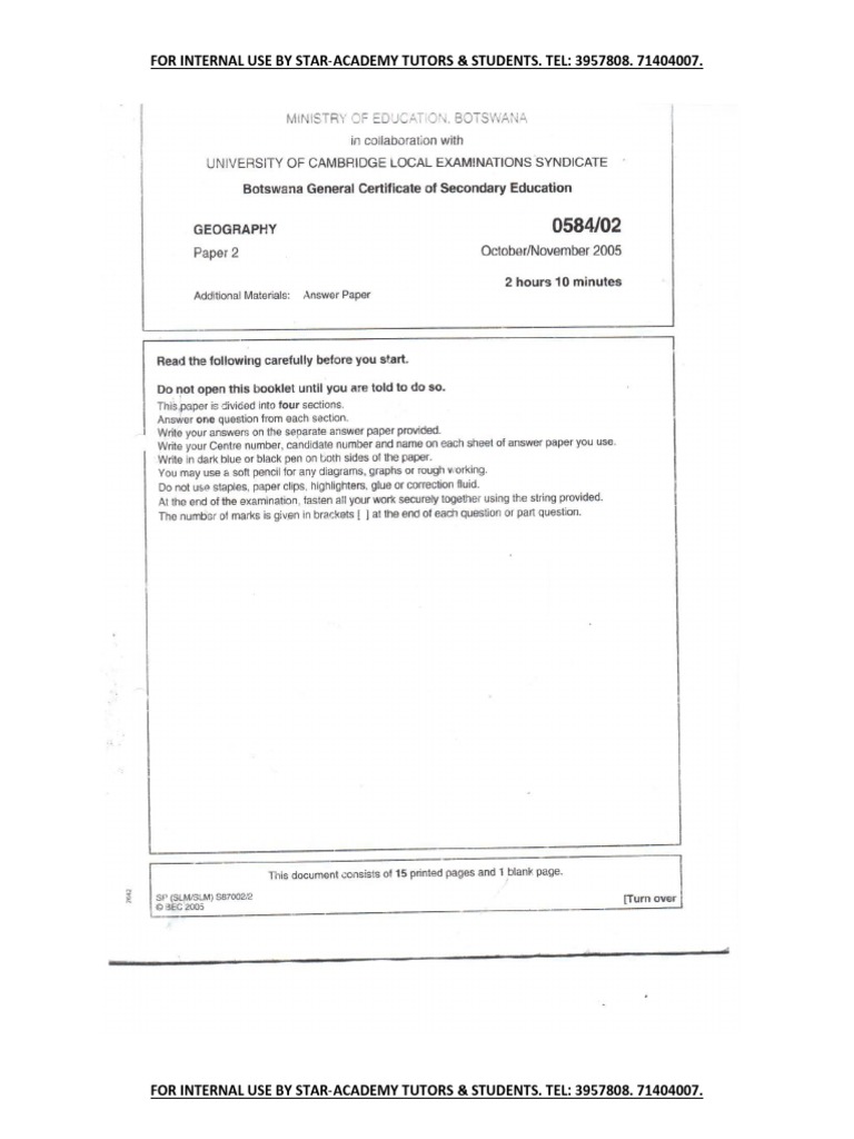 Geo PP2 Internal Guidelines | PDF