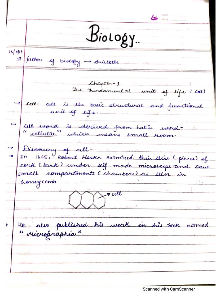 Class 9th Ch1 Cell | PDF
