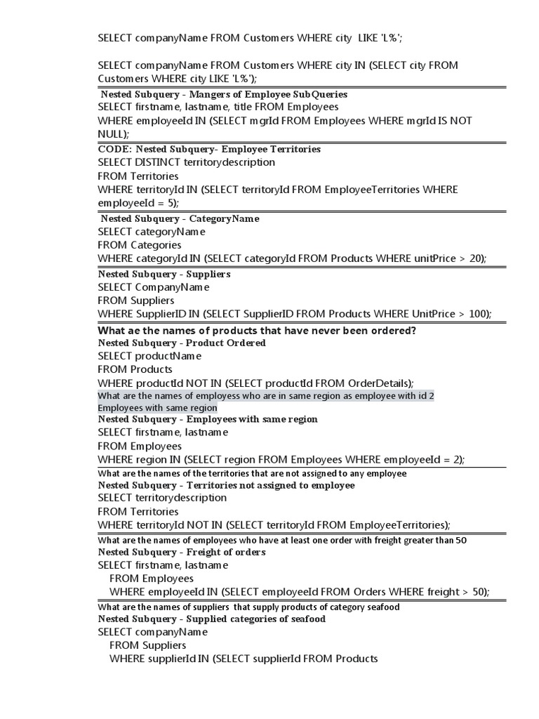 SELECT companyName FROM Customers WHERE city | PDF
