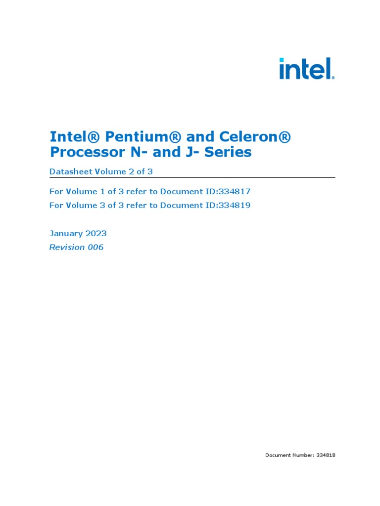 334818-006 | PDF | Intel | Dynamic Random Access Memory