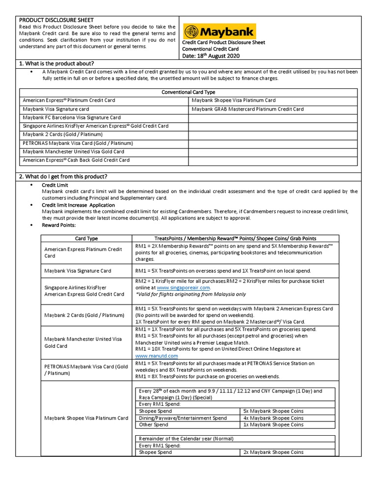 M2C-Gold PDS | PDF | Credit Card | American Express