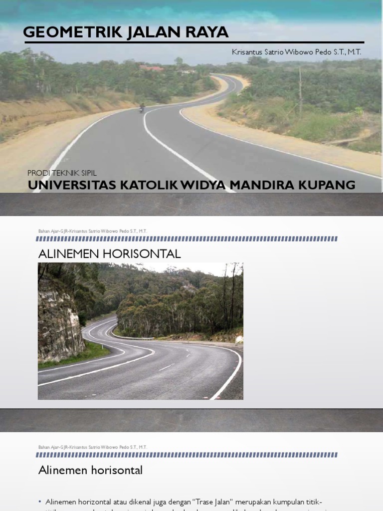 4-Geometrik Jalan Raya | PDF