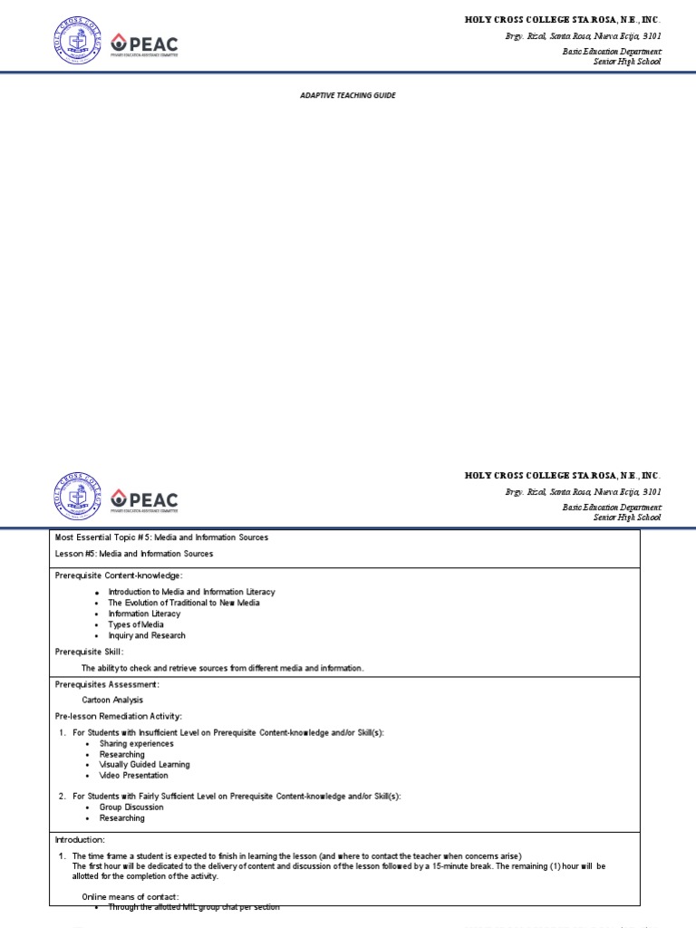Atg-Mil 5 | PDF | Learning Methods | Communication
