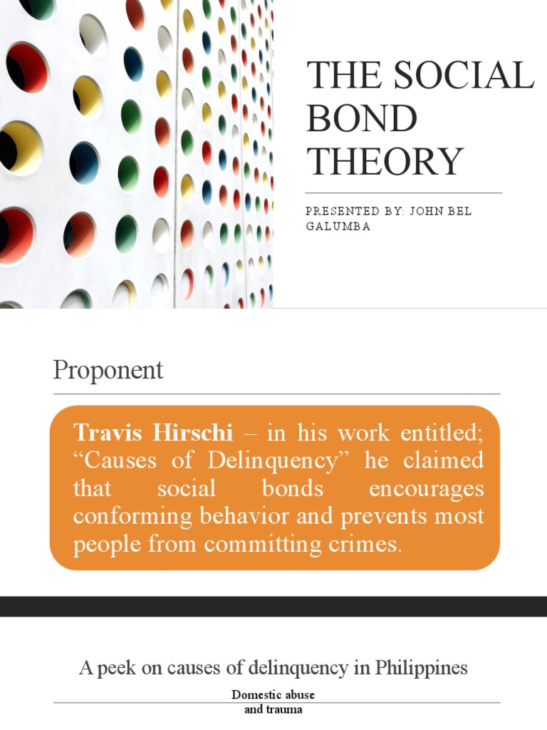 Understanding Hirschi's Social Bond Theory | PDF