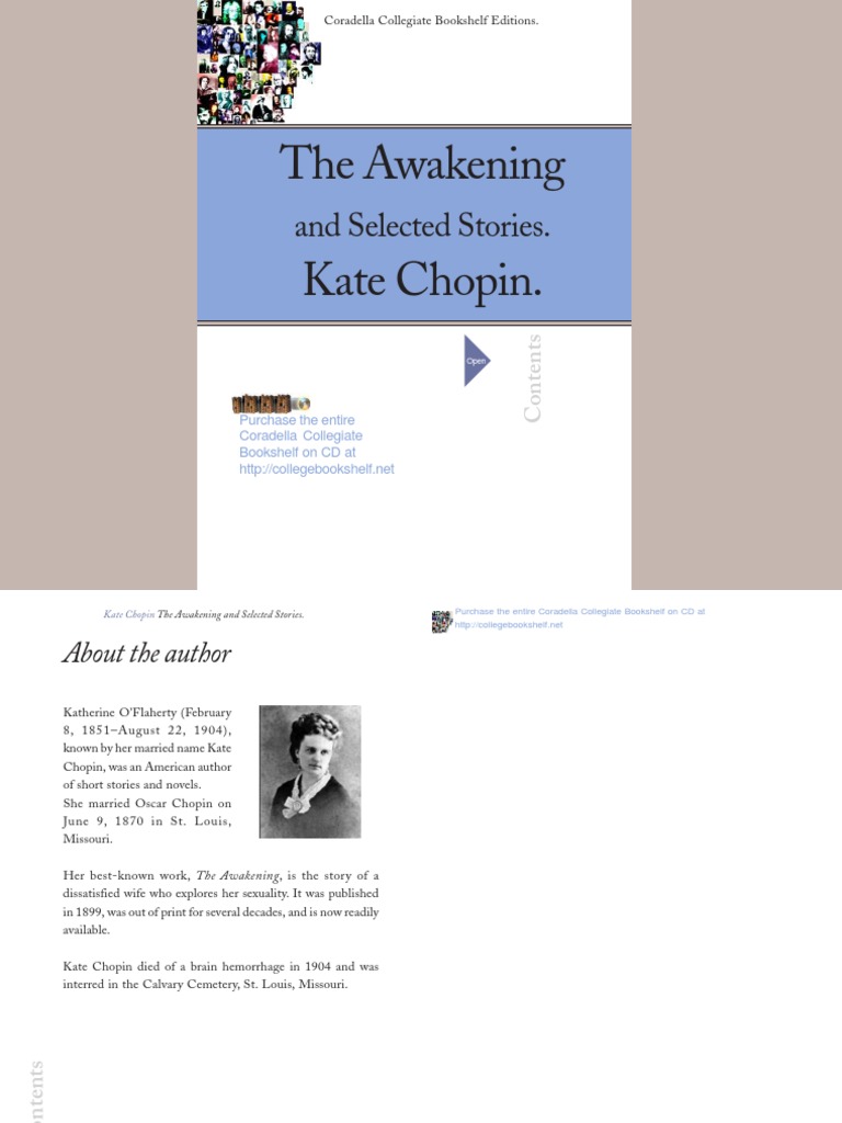 The Awakening and Selected Stories | PDF