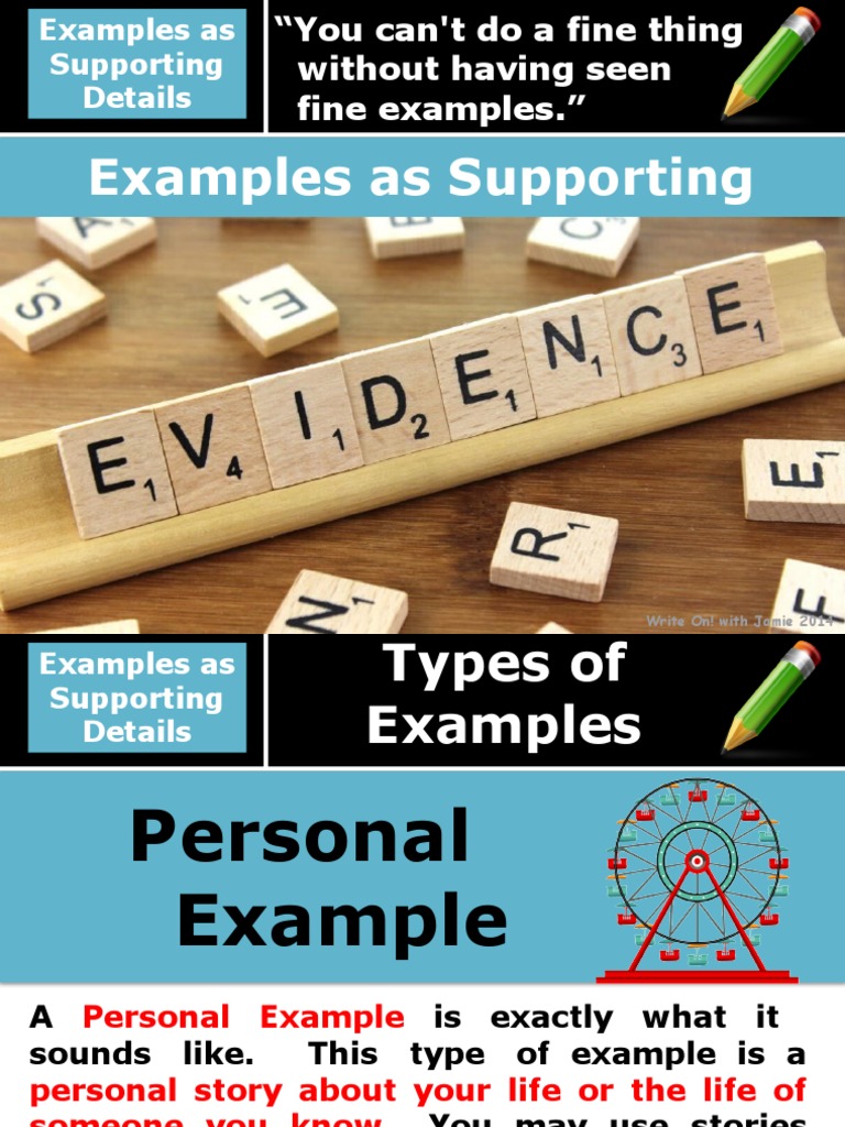 Year 9 English - Using Examples As Supporting Evidence | PDF ...