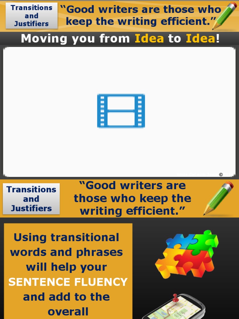 Year 9 English - Transitions and Justifiers | PDF