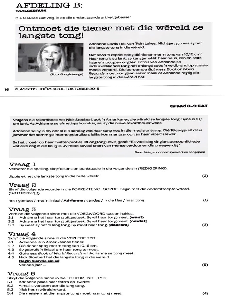 Afrikaans Lesson 29 - 07 | PDF