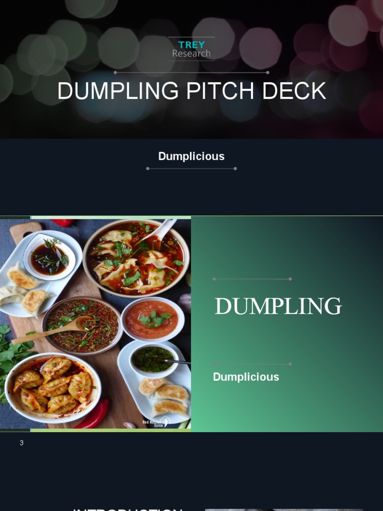 Dumpling Pitch Deck | PDF
