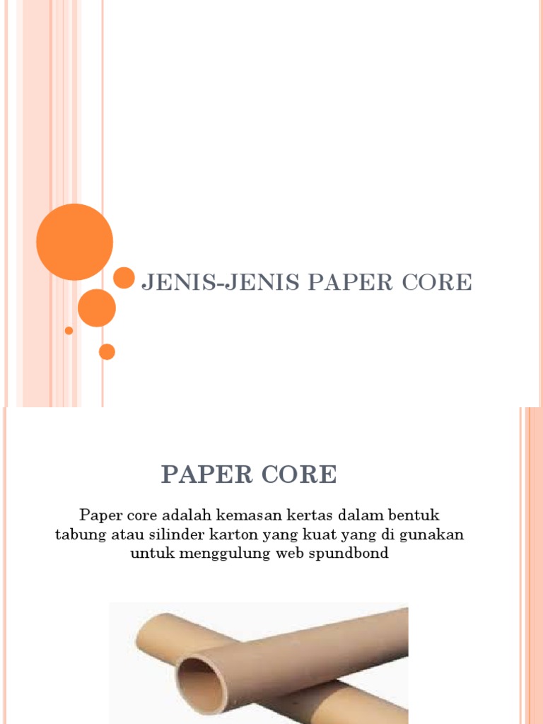 Jenis-Jenis Paper Core | PDF
