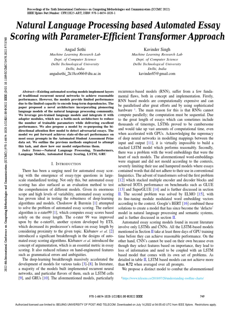 2022.xx - Xx-Natural Language Processing Based Automated Essay Scoring With Parameter-Efficient ...