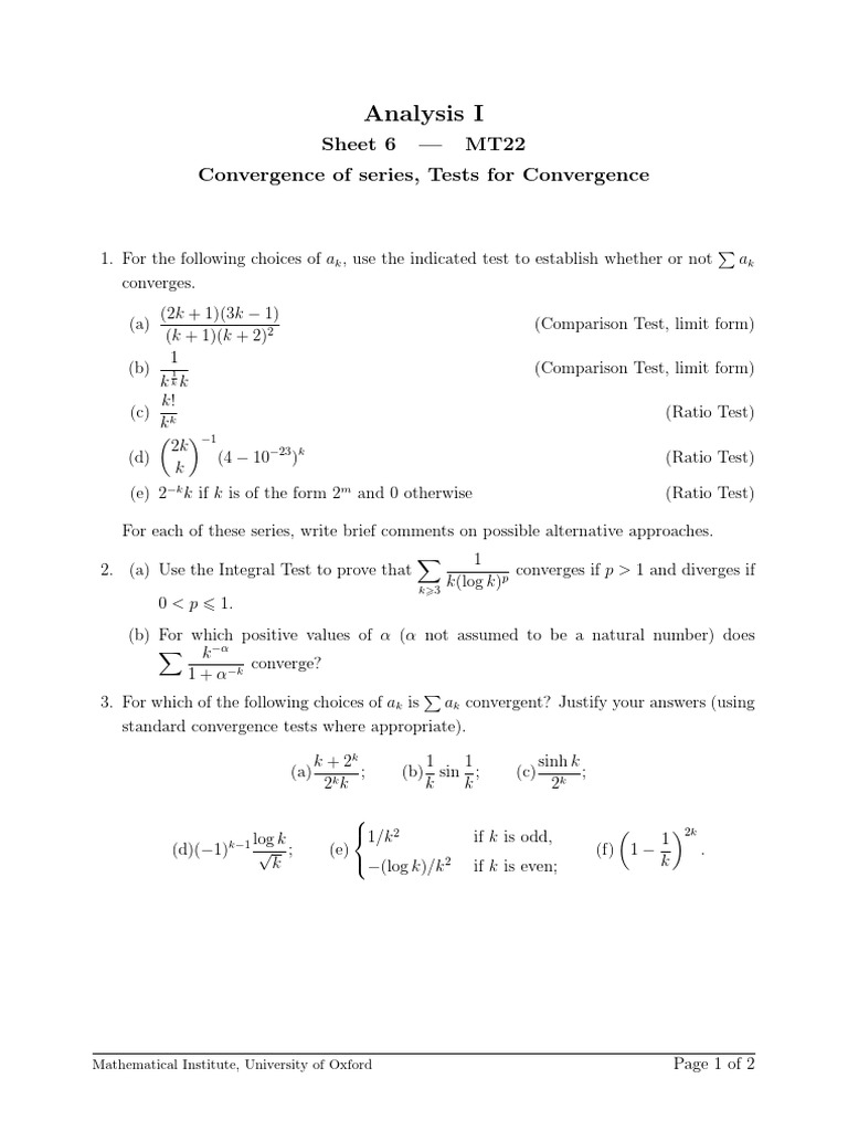 AnalysisI Sheet6 | PDF