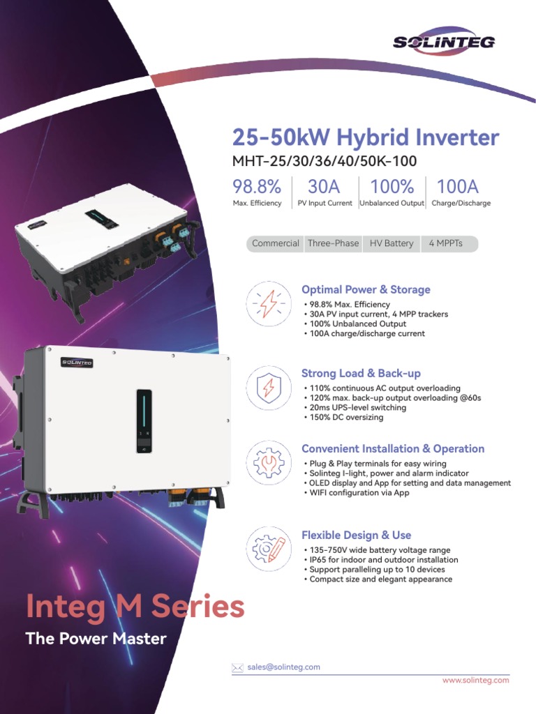 Inverter Datasheet | PDF | Electronic Engineering | Electricity