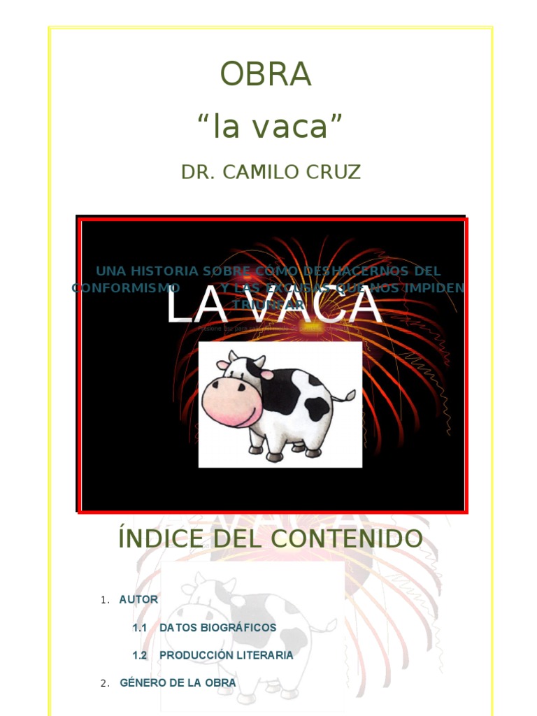 La Vaca | PDF | Vacas | Pobreza