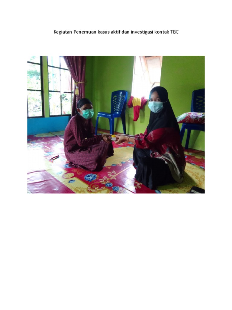Kegiatan Penemuan Kasus Aktif Dan Investigasi Kontak TBC | PDF