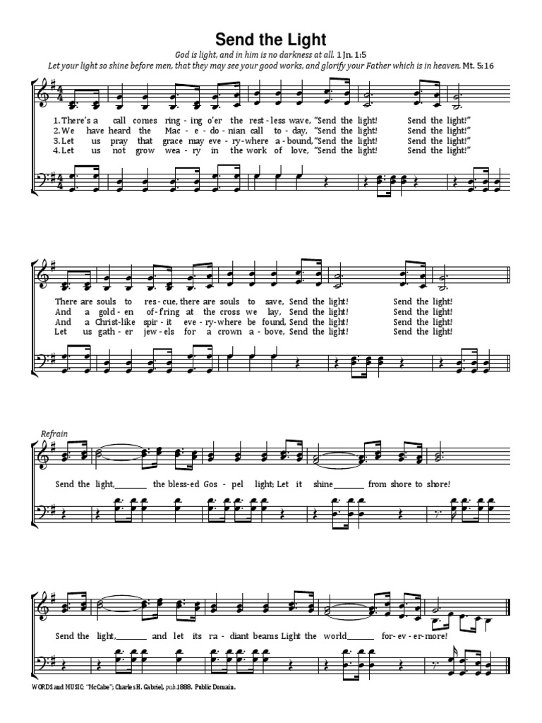 Send The Light | PDF | Religious Belief And Doctrine | Christian Belief And Doctrine