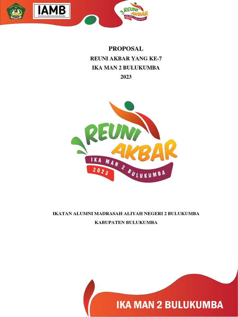 Proposal Donatur Reuni Akbar Fiks 2023 | PDF