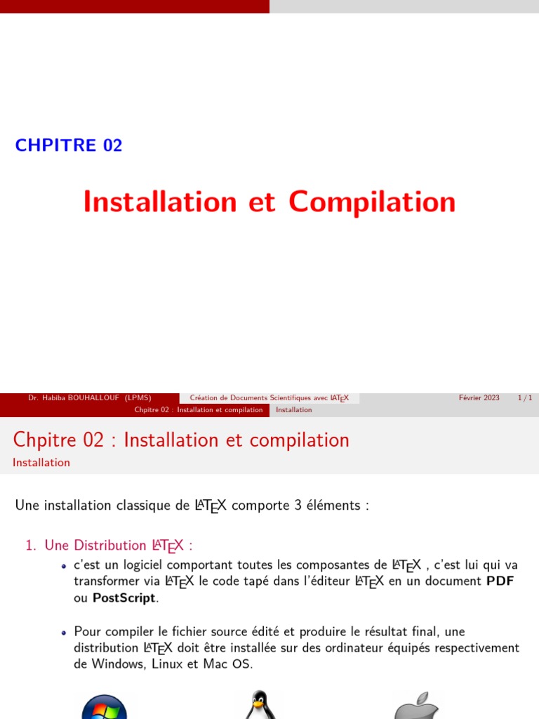 Chapitre 02 - Installation Et Compilation | PDF