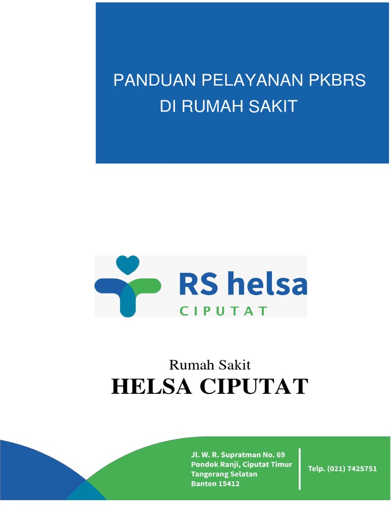 Panduan Pelayanan PKBRS | PDF