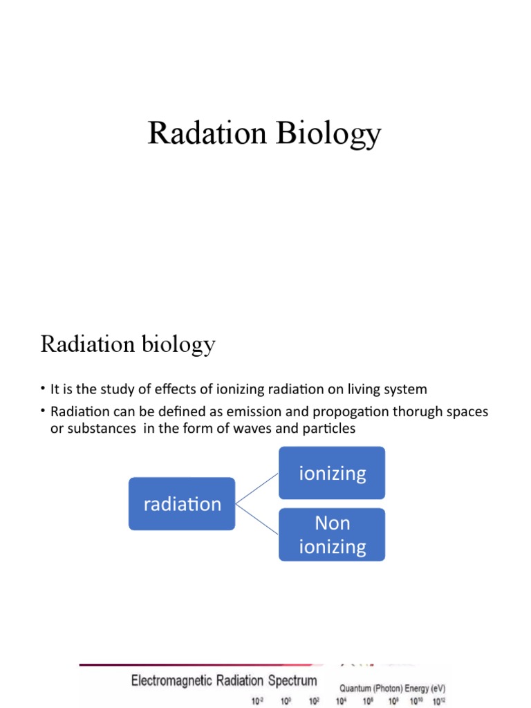 radiation biology | PDF
