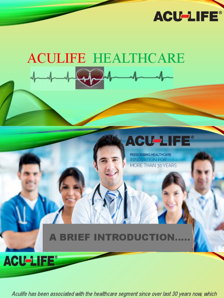 Aculife Healthcare | PDF | Wellness