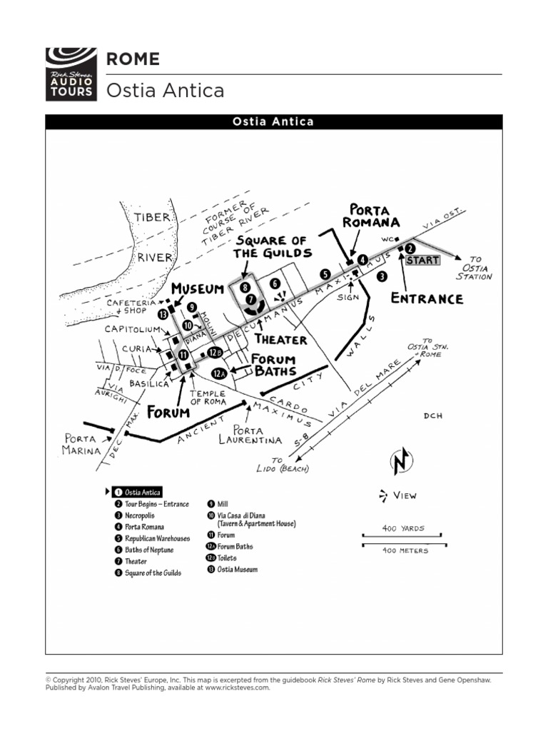 Ostia Antica Map | PDF