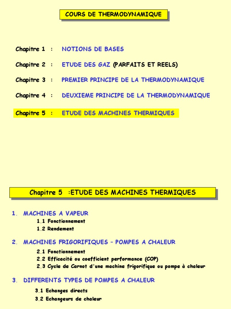 5-Machines Thermiques 2 | PDF