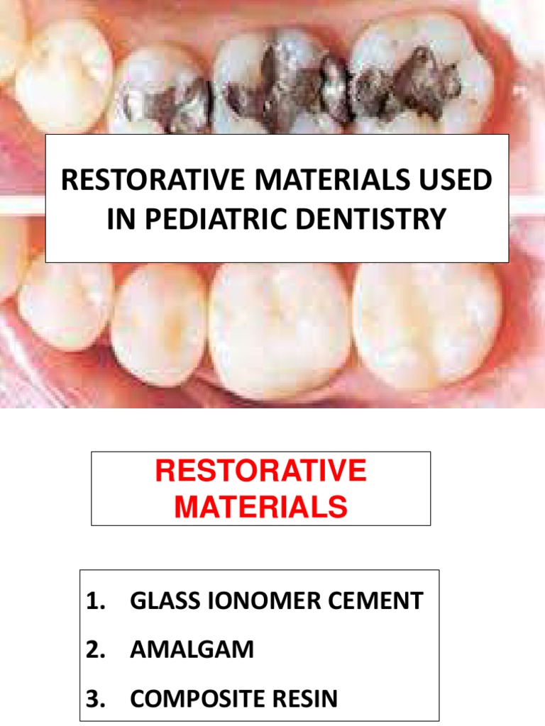 Restorative Material | PDF | Dental Composite | Materials