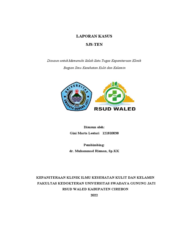 Laporan Kasus Sjs Ten | PDF