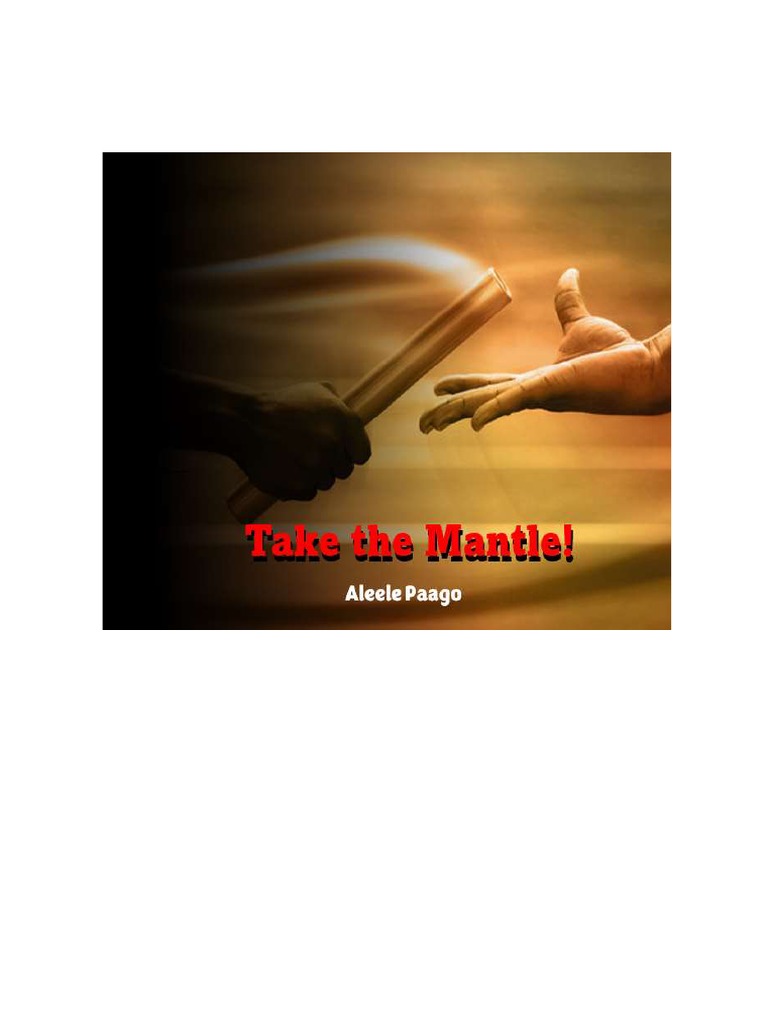 Take The Mantle | PDF | Elijah | Jesus