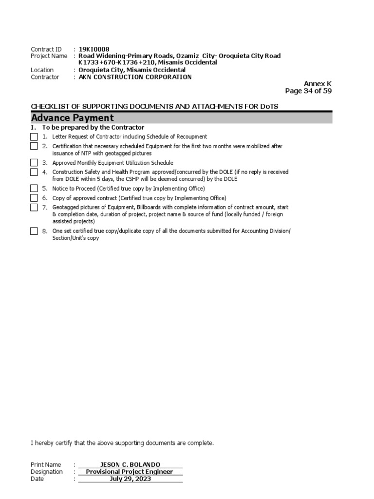 Checklist Billing | PDF