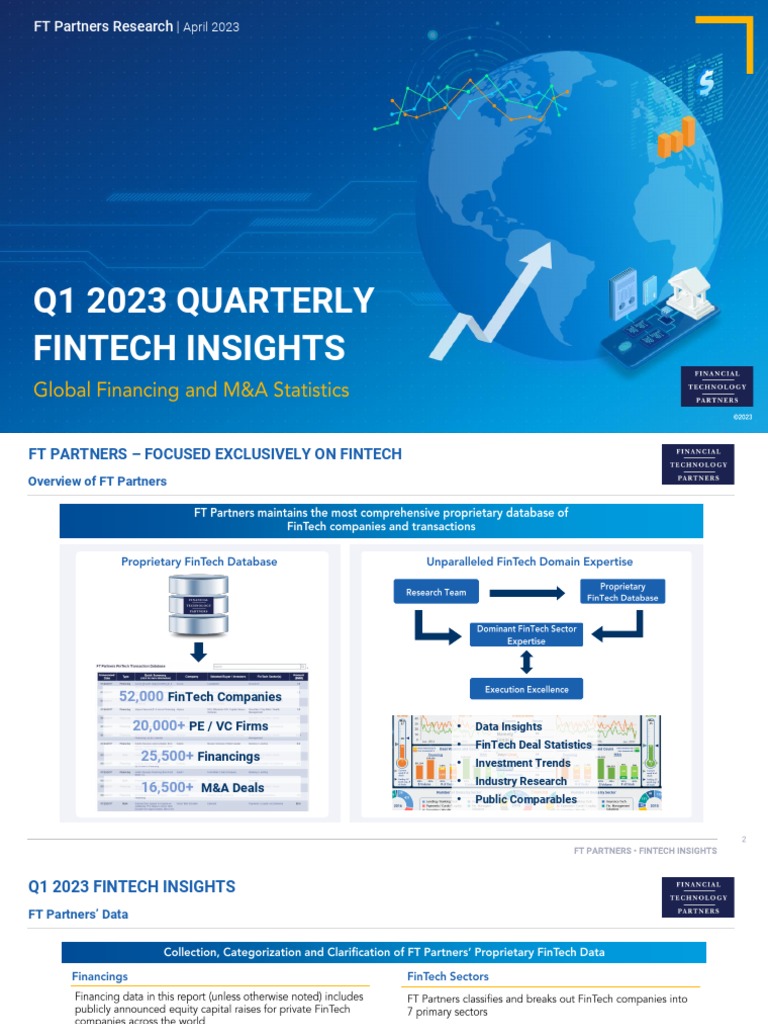 q1 2023 Quarterly Fintech Insights | PDF | Mergers And Acquisitions ...