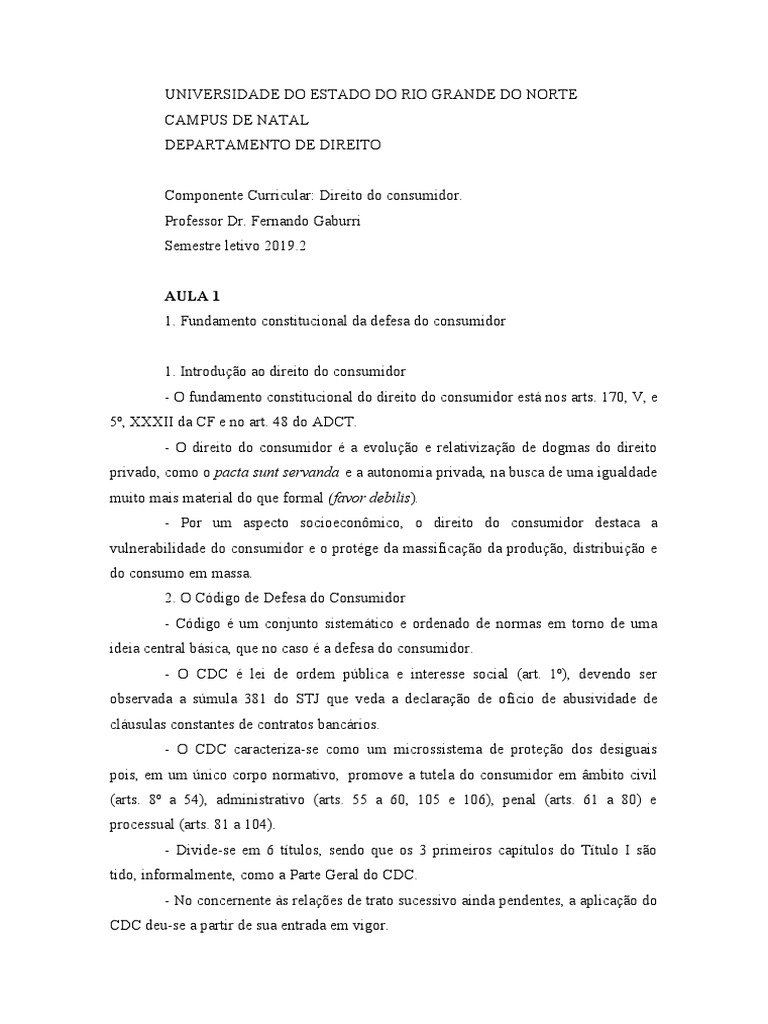 Roteiro de Aulas | PDF