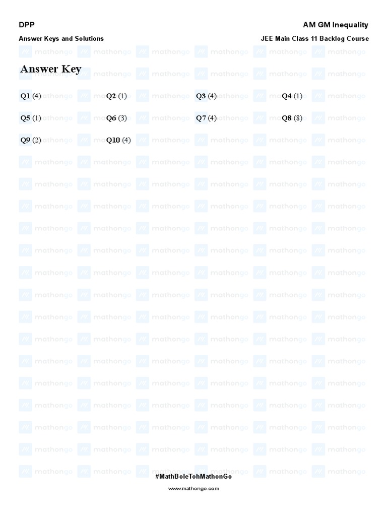Solution DPP 1 - Sequence Series | PDF | Inequality (Mathematics) | Mathematical Analysis