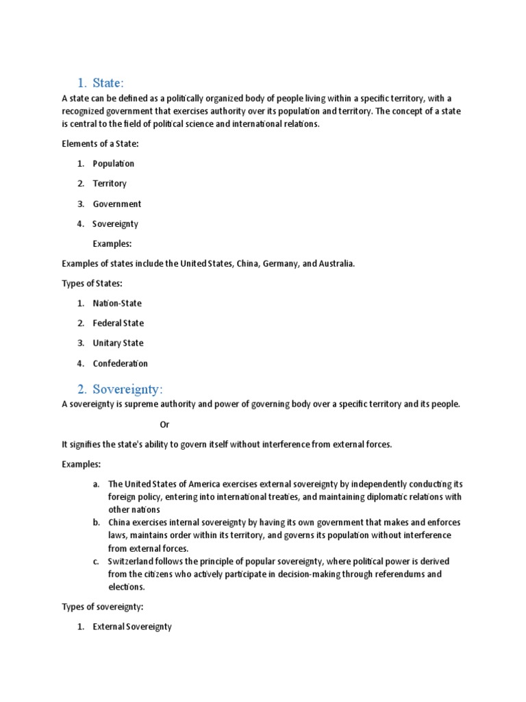 Important Political Terms (For Every Political Science Student ...