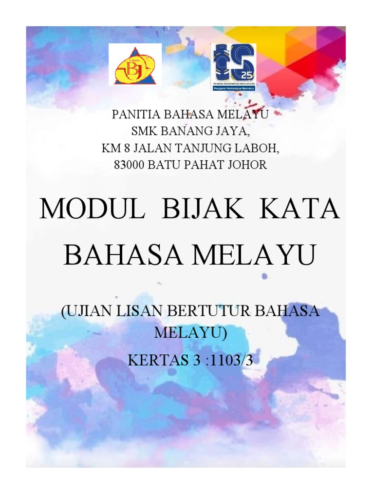Modul Ujian Lisan Beertutur BM Untuk Panduan Murid | PDF